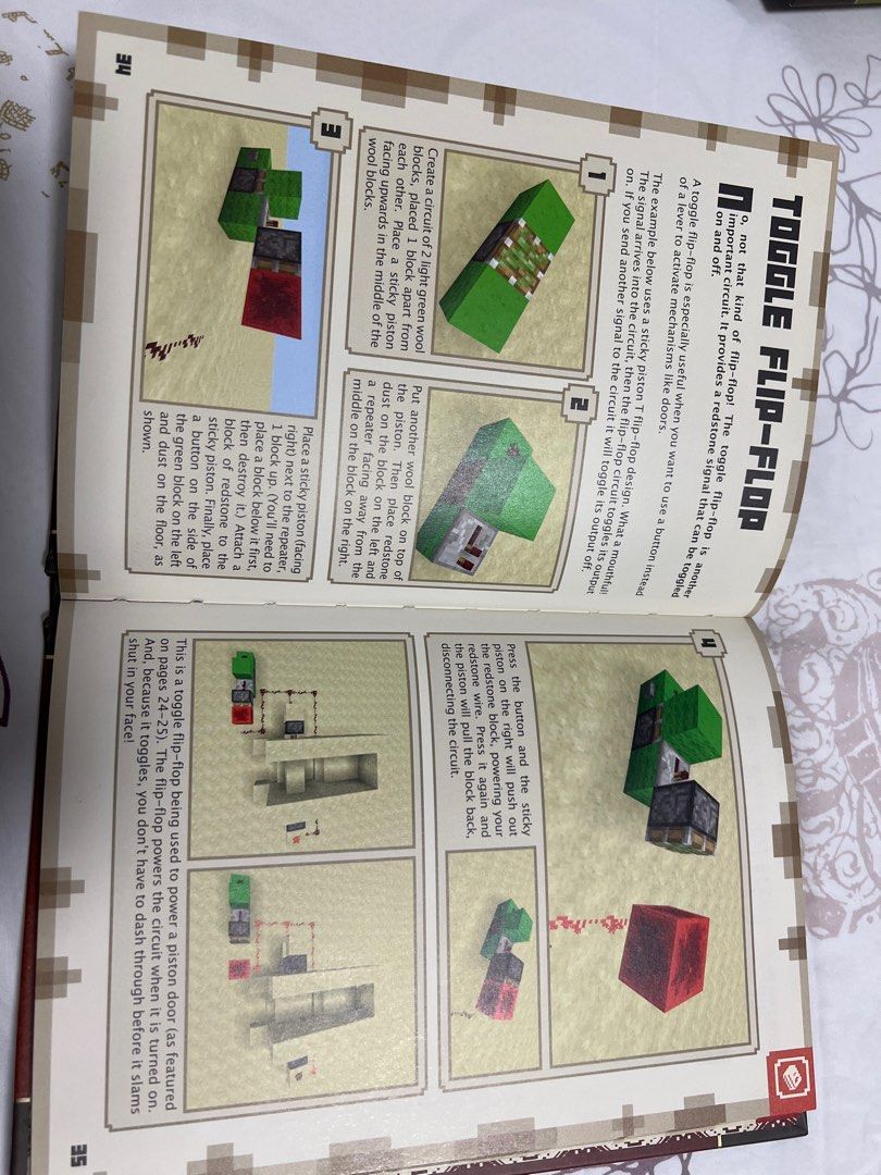 Minecraft Redstone Handbook Hobbies And Toys Toys And Games On Carousell