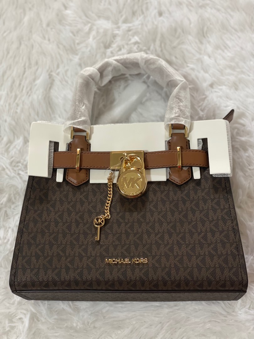 MK Hamilton Small Satchel, Luxury, Bags & Wallets on Carousell
