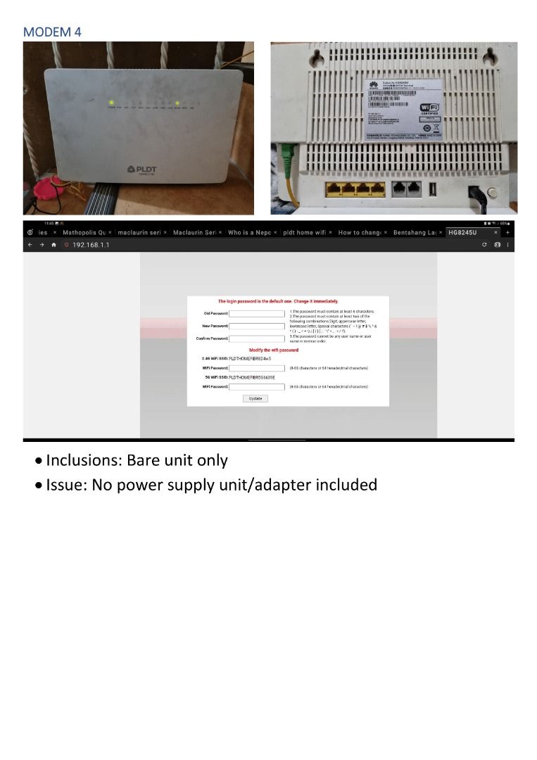 MODEMS/ROUTERS FOR SALE, Computers & Tech, Parts & Accessories ...