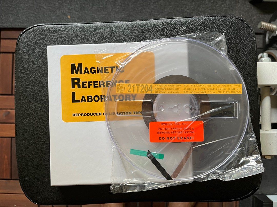 MRL Reference Calibration Tape 21T204, Audio, Other Audio Equipment on Carousell