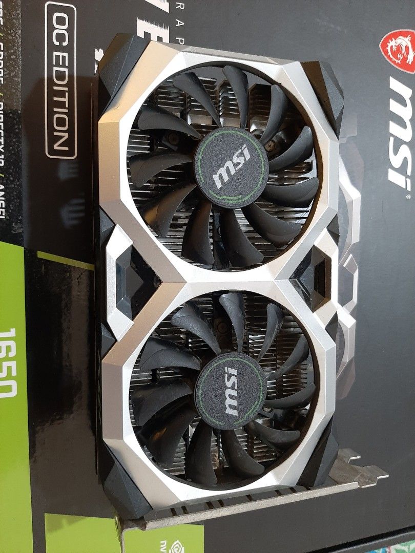 MSI GTX 1650 Ventus XS OC 4GB GDDR5, Computers & Tech, Parts ...