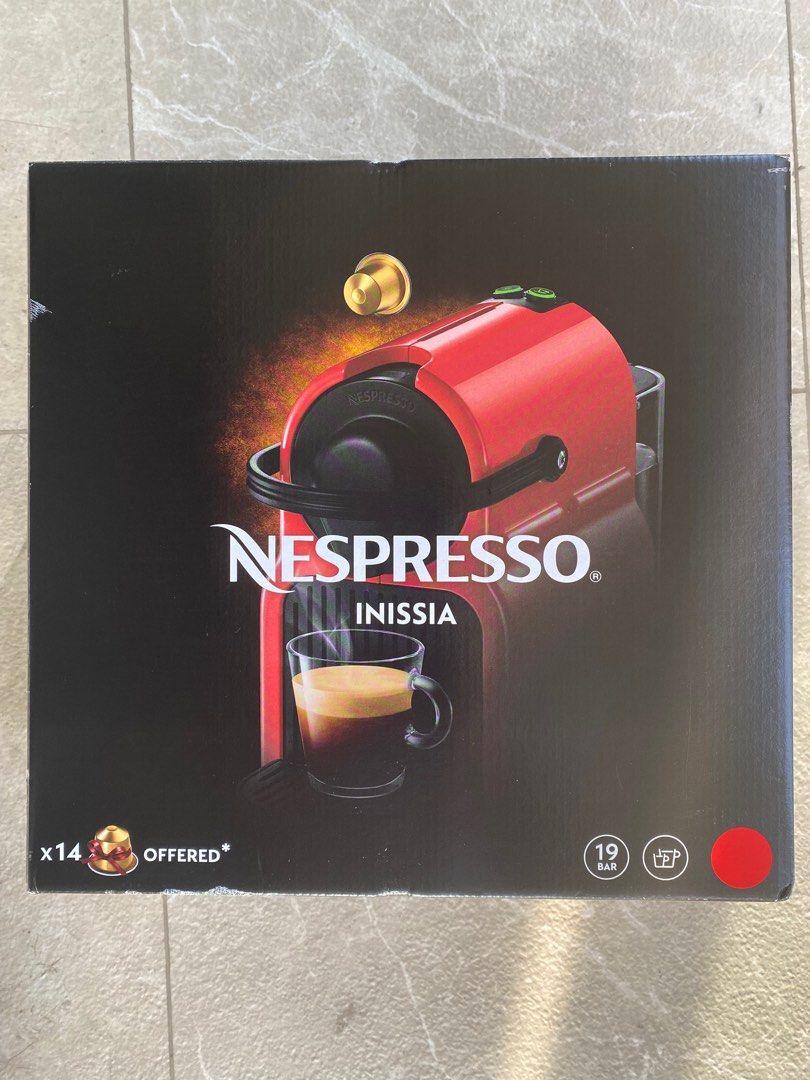 Nespresso Inissia Coffee Machine, TV & Home Appliances, Kitchen ...