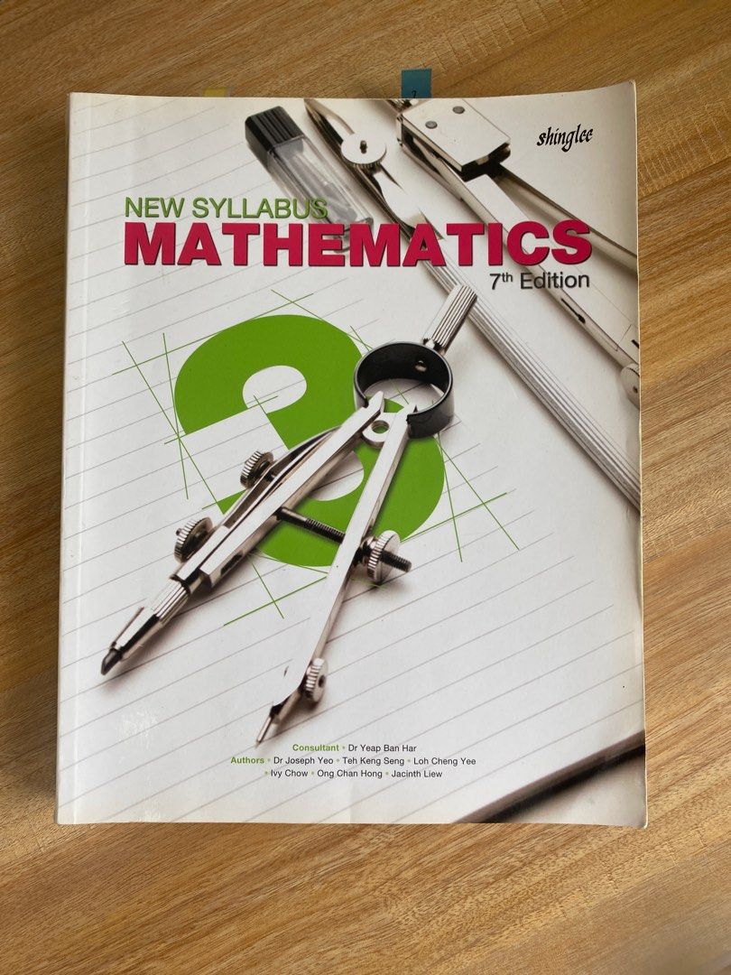 New Syllabus Mathematics 7th Edition Tectbook Sec 2 & 3, Hobbies & Toys ...