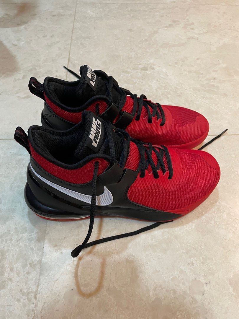 Nike Air Max Impact Basketball Shoes Red/Black, Men's Fashion, Footwear ...