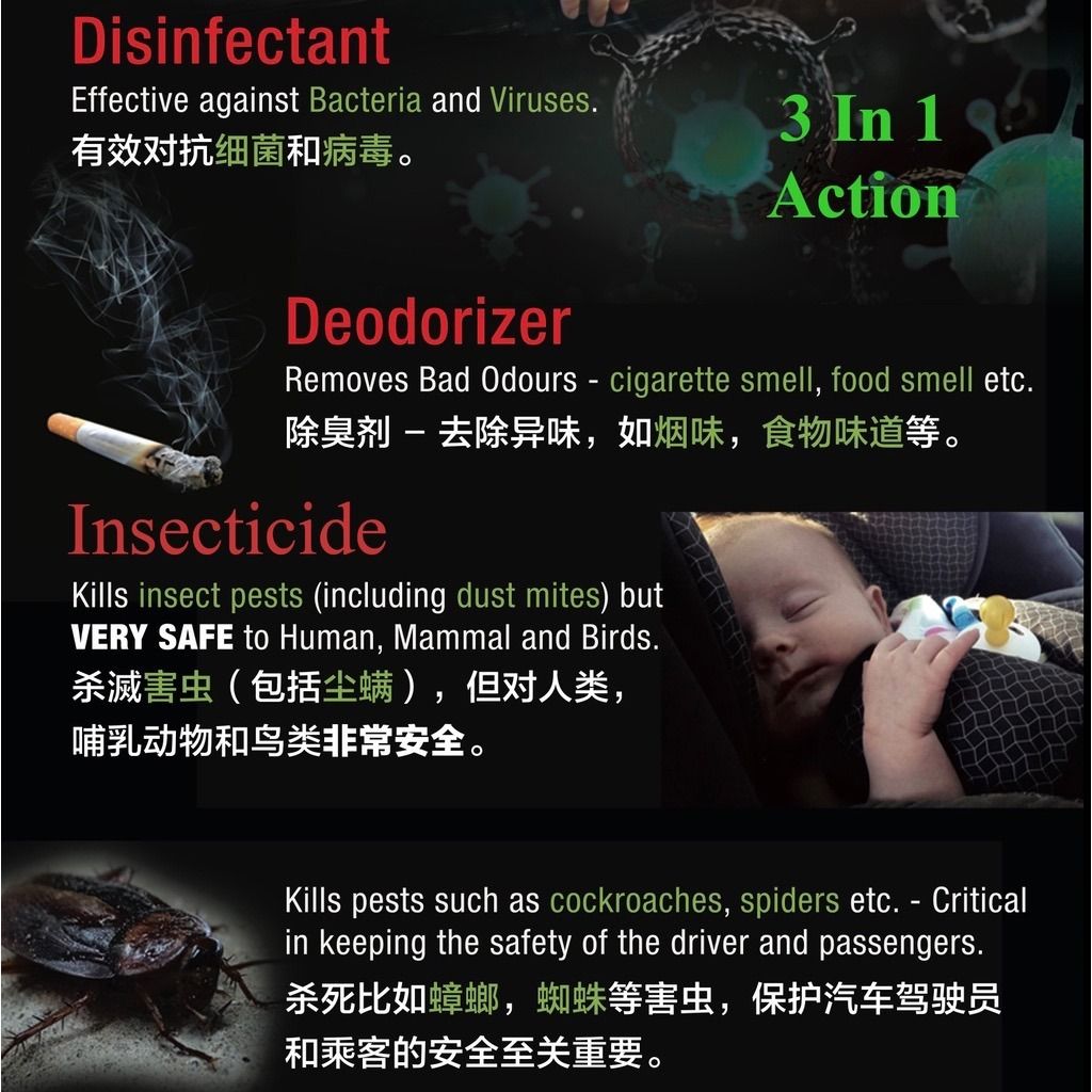 Bio-X Non-Toxic 3 In 1 Insecticide, Disinfectant & Deodorizer ...