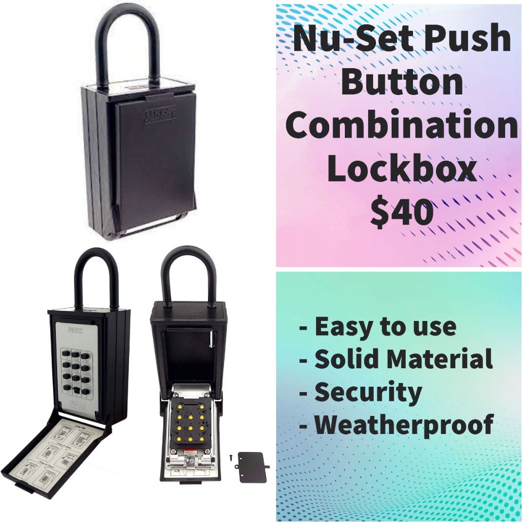 Nu-Set Key/Card Storage Lockbox (Brand New), Furniture & Home Living ...