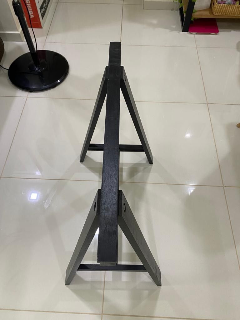 ODDVALD ikea trestle table legs, Furniture & Home Living, Furniture ...