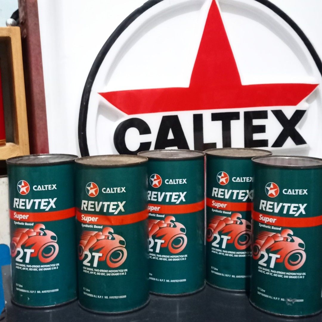 Oli jadul 2t Caltex Revtex Super, Motor di Carousell