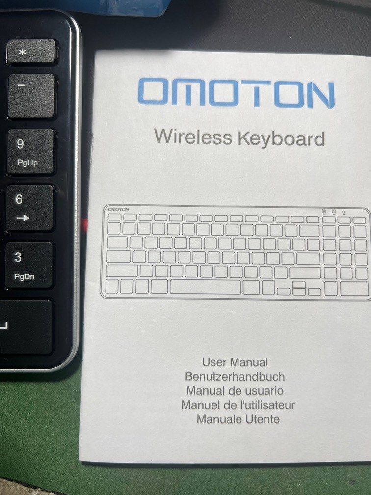 OMOTON Wireless Keyboard - Battery operated (9620), Computers & Tech ...