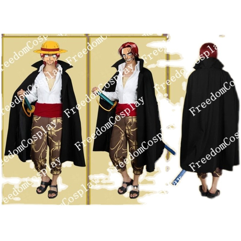 One Piece Shanks Costume, Hobbies & Toys, Memorabilia & Collectibles, J ...
