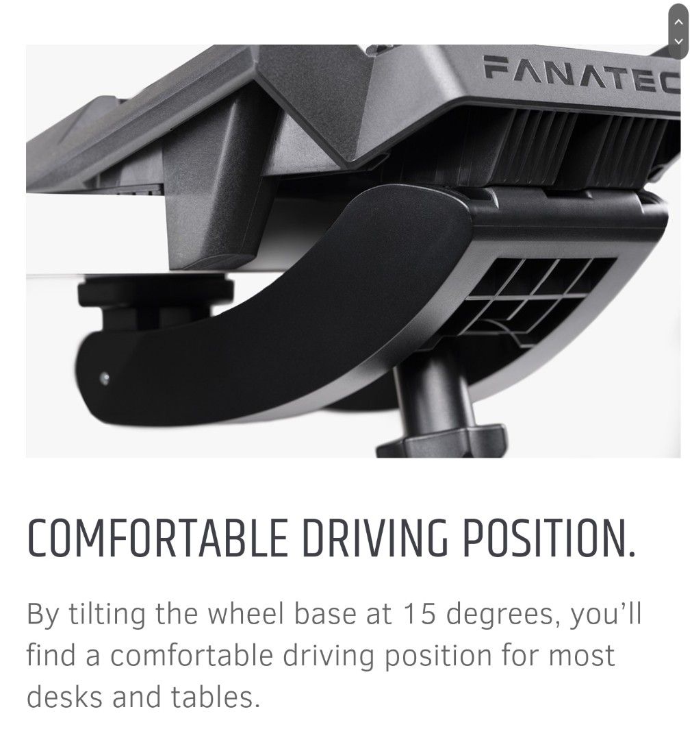 Original Fanatec DD Table Clamp/mount, Video Gaming, Gaming Accessories ...