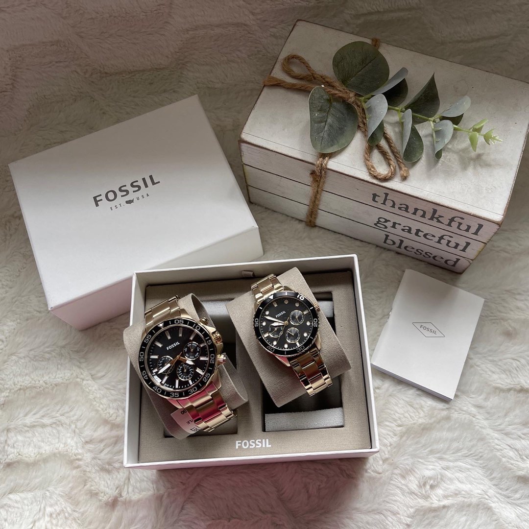 Original FOS his & her Multifunction watch set, Men's Fashion, Watches ...