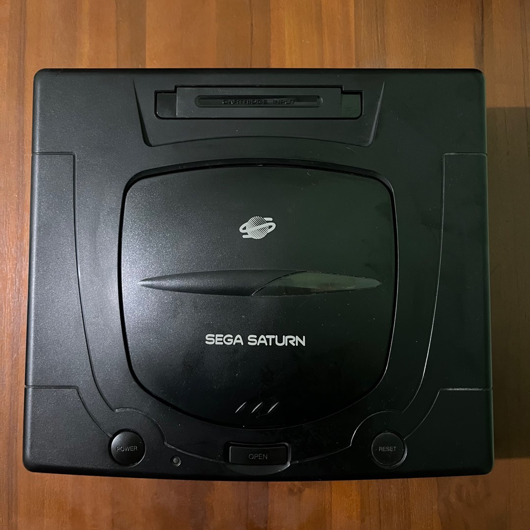 Original Sega Saturn with accessories, Video Gaming, Video Game ...