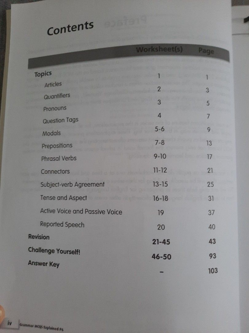 P6 PSLE Grammar MCQs explained with FREE used Conquer Comprehension Cloze, Hobbies & Toys, Books ...