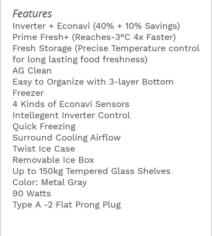 Panasonic Ref for Sale, TV & Home Appliances, Kitchen Appliances ...