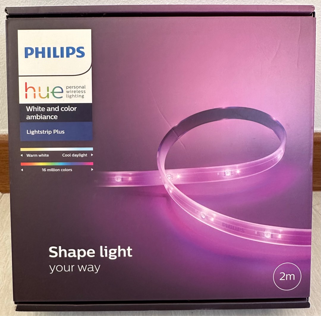 Phillips Lightstrip Plus, Furniture & Home Living, Lighting & Fans ...