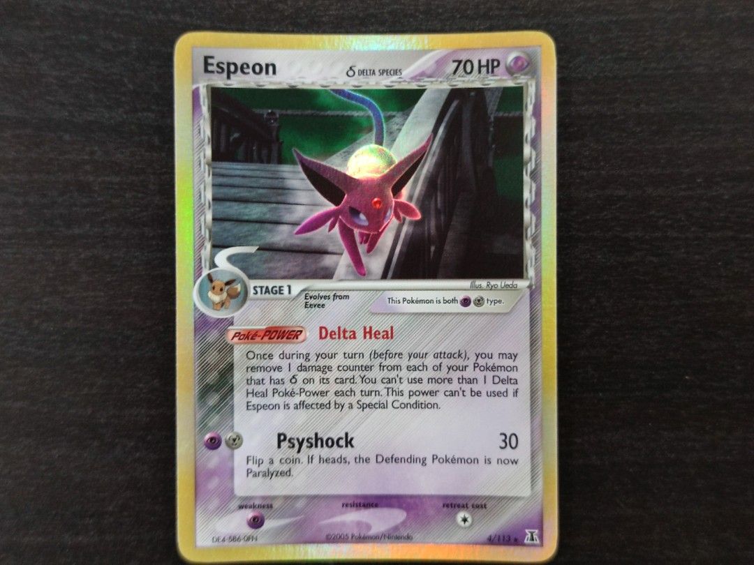 Pokemon Espeon Delta Species Set, Hobbies & Toys, Toys & Games on Carousell