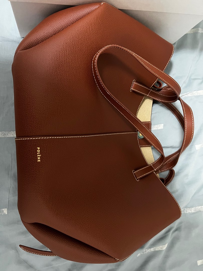 Polene Cyme Cognac, Luxury, Bags & Wallets on Carousell