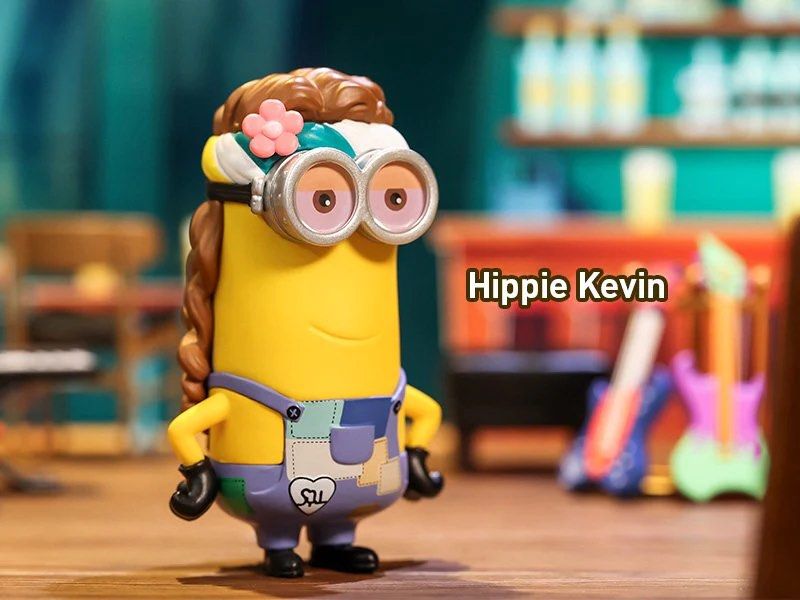 Pop Mart minions the rise of gru series: hippie kevin, Hobbies & Toys ...