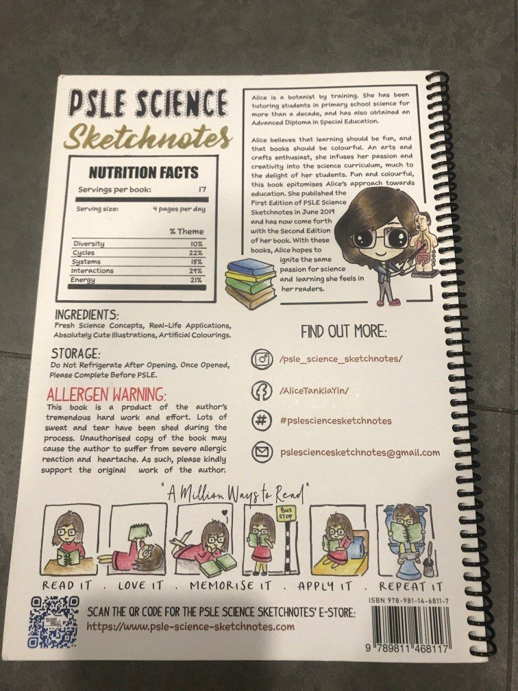 PSLE Science sketch notes, Hobbies & Toys, Books & Magazines ...