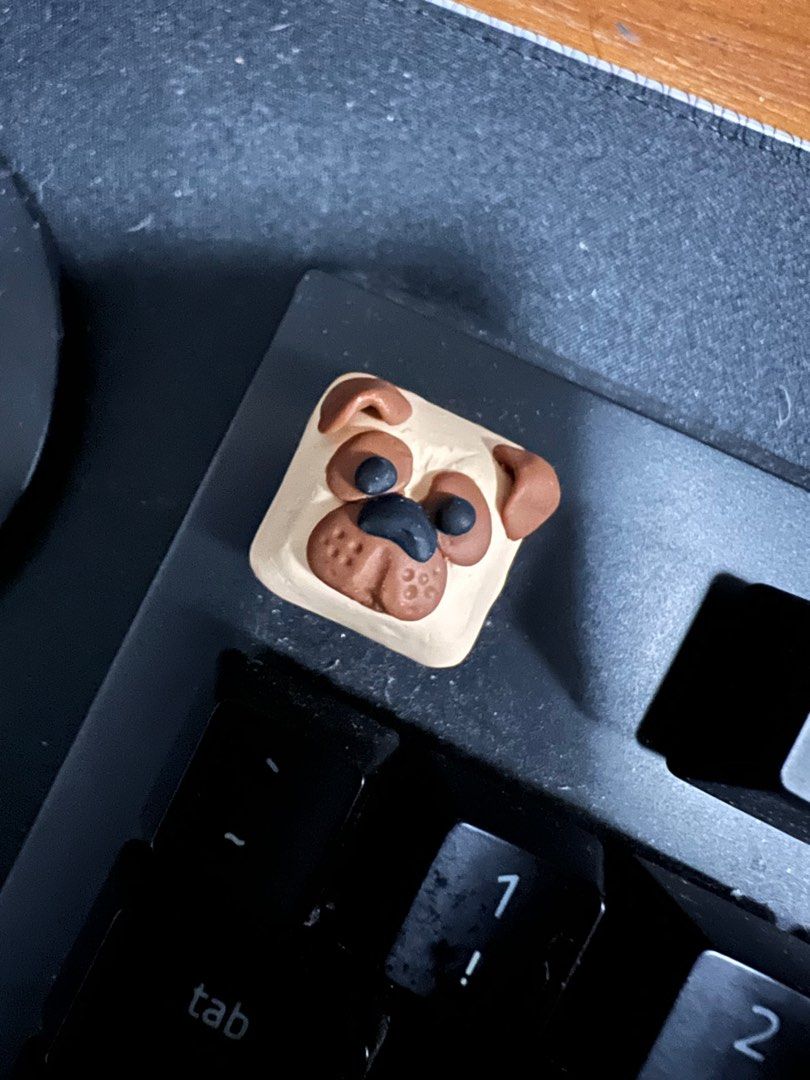 Pug Artisan Keycap, Computers & Tech, Parts & Accessories, Computer ...