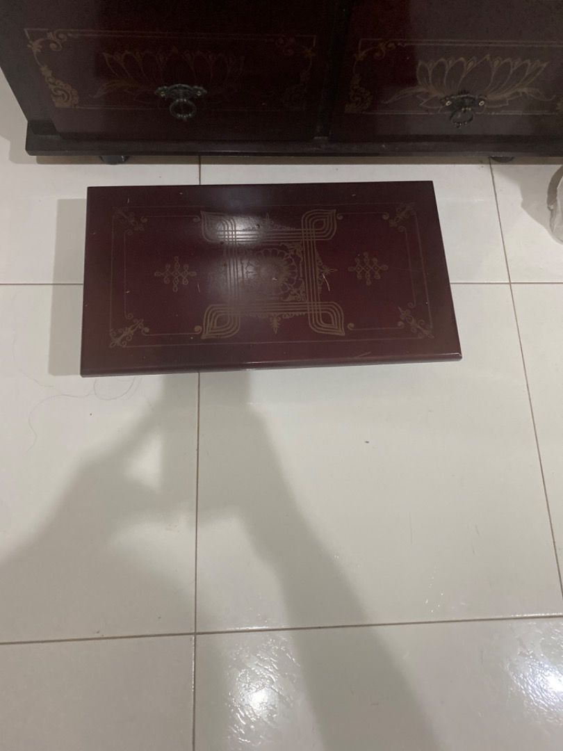 Pooja Alter (Mandir) with stool, Furniture & Home Living, Furniture ...