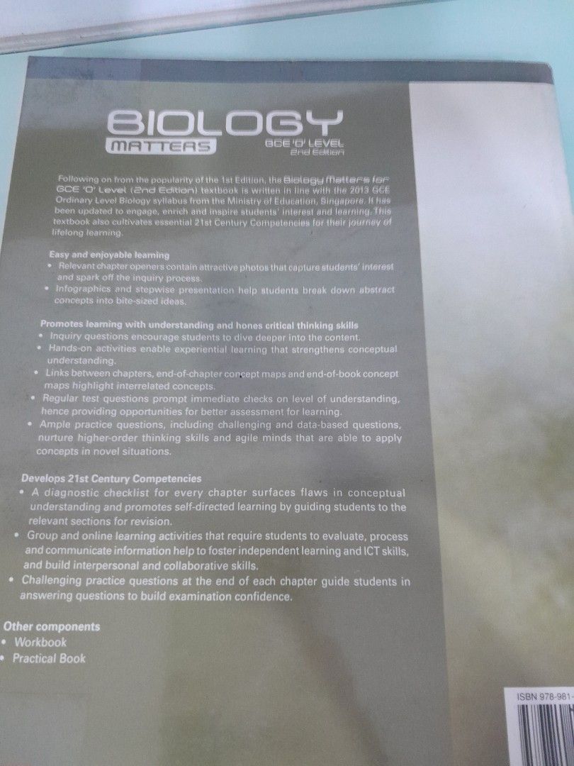 Pure Biology Textbook, Hobbies & Toys, Books & Magazines, Textbooks on ...