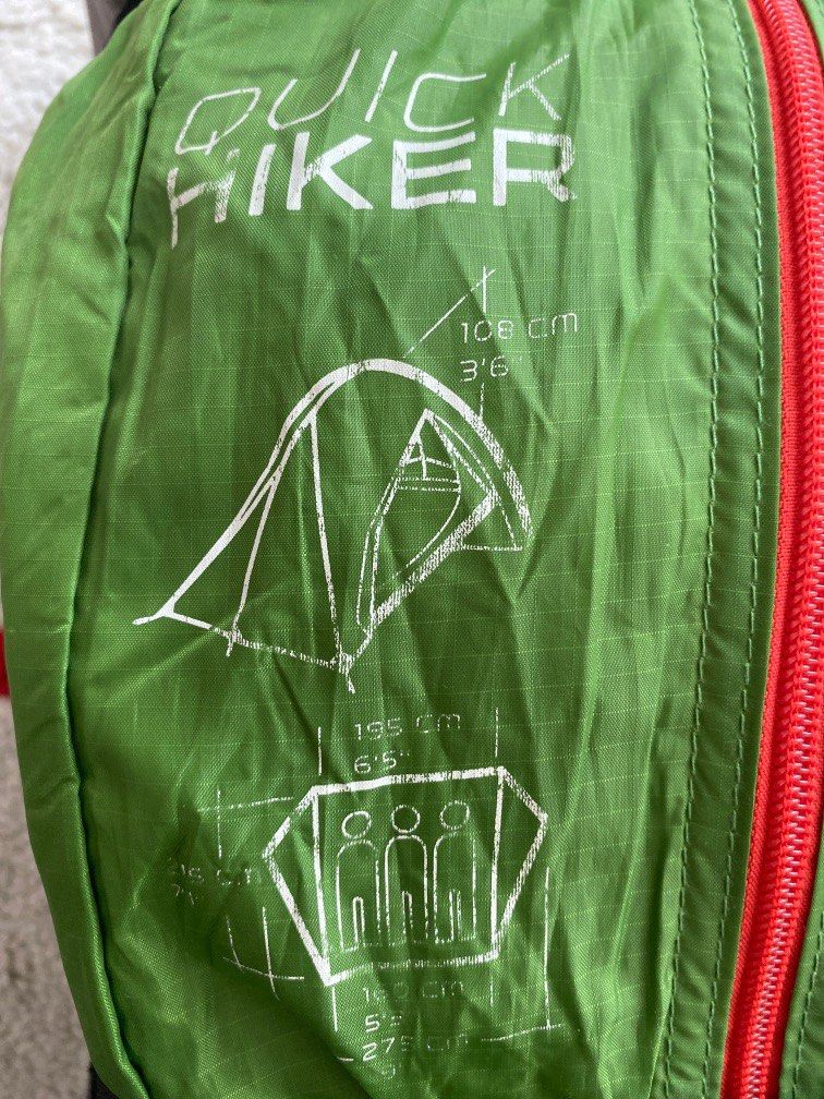 Quechua Quickhiker 3, Sports Equipment, Hiking & Camping on Carousell