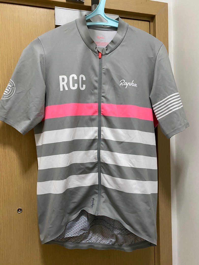 Rapha RCC Jersey - Grey Club Colourway (L), Men's Fashion, Activewear on Carousell