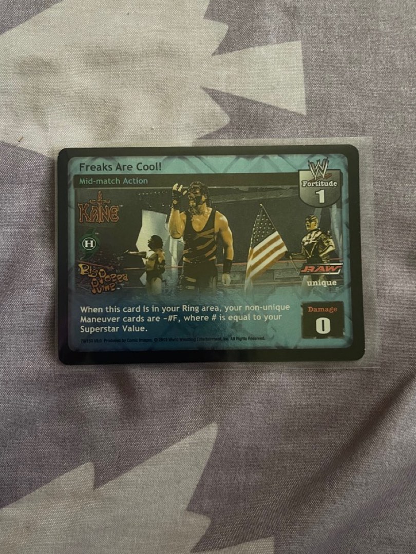 WWF WWE Raw deal Freaks Are Cool! NON TB, Hobbies & Toys, Toys & Games ...