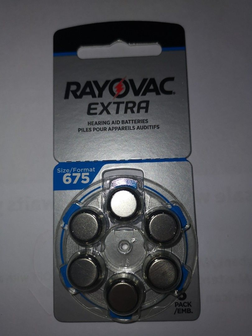 Rayovac Extra 675 Battery, Beauty & Personal Care, Ear Care on Carousell