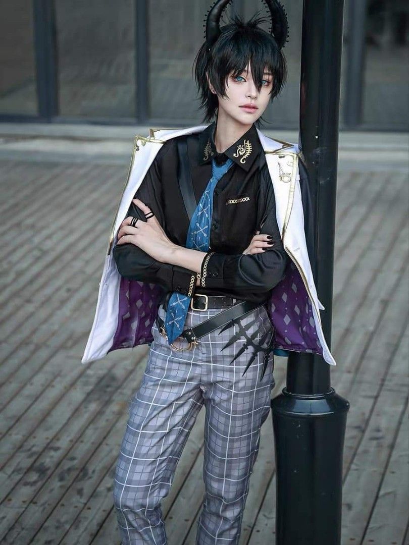 🛸Ren Zotto Cosplay Costume - NIJISANJI EN 6th Wave ILUNA Vtuber🛸 ...