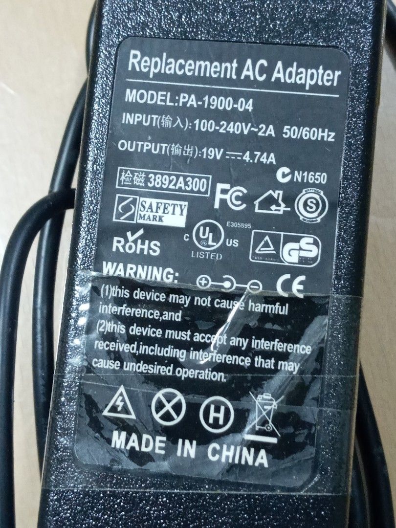 Replacement Ac Adapter, Computers & Tech, Parts & Accessories, Chargers ...