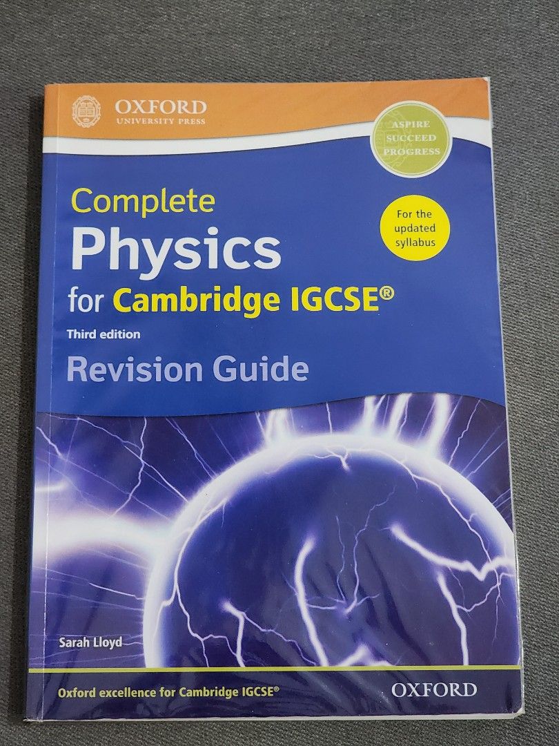 Revision Guide Complete Physics for Cambridge IGCSE 3rd ed., Hobbies ...