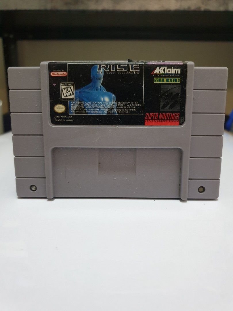 Rise Of The Robots (Super Nintendo Entertainment System SNES), Video ...