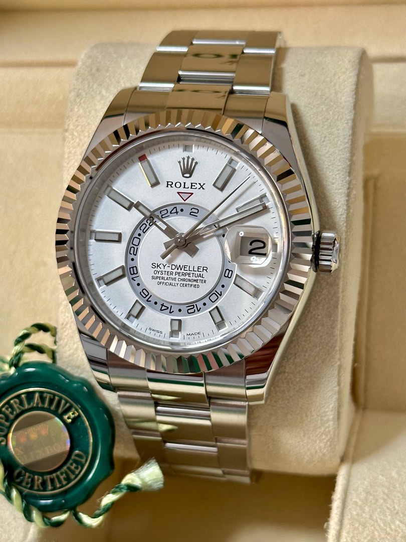 Rolex Sky-Dweller White, Luxury, Watches on Carousell