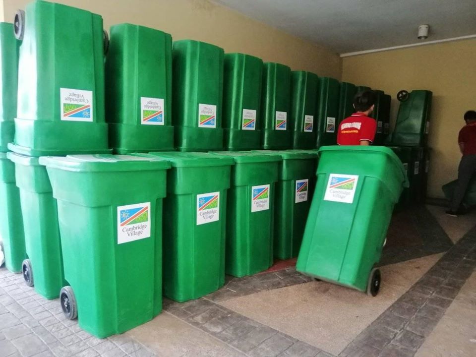 rolling trash bin 150L 250L, Furniture & Home Living, Cleaning ...