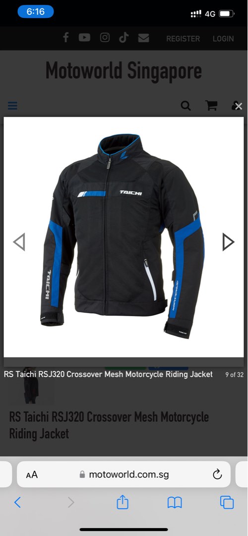 RS Taichi RSJ320 Crossover Mesh Motorcycle Riding Jacket, Motorcycles ...