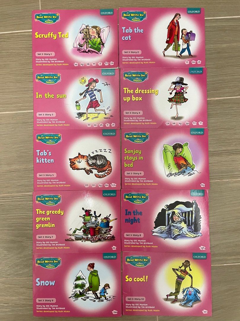 Rwi phonics inc read, 興趣及遊戲, 書本 & 文具, 小朋友書 - Carousell