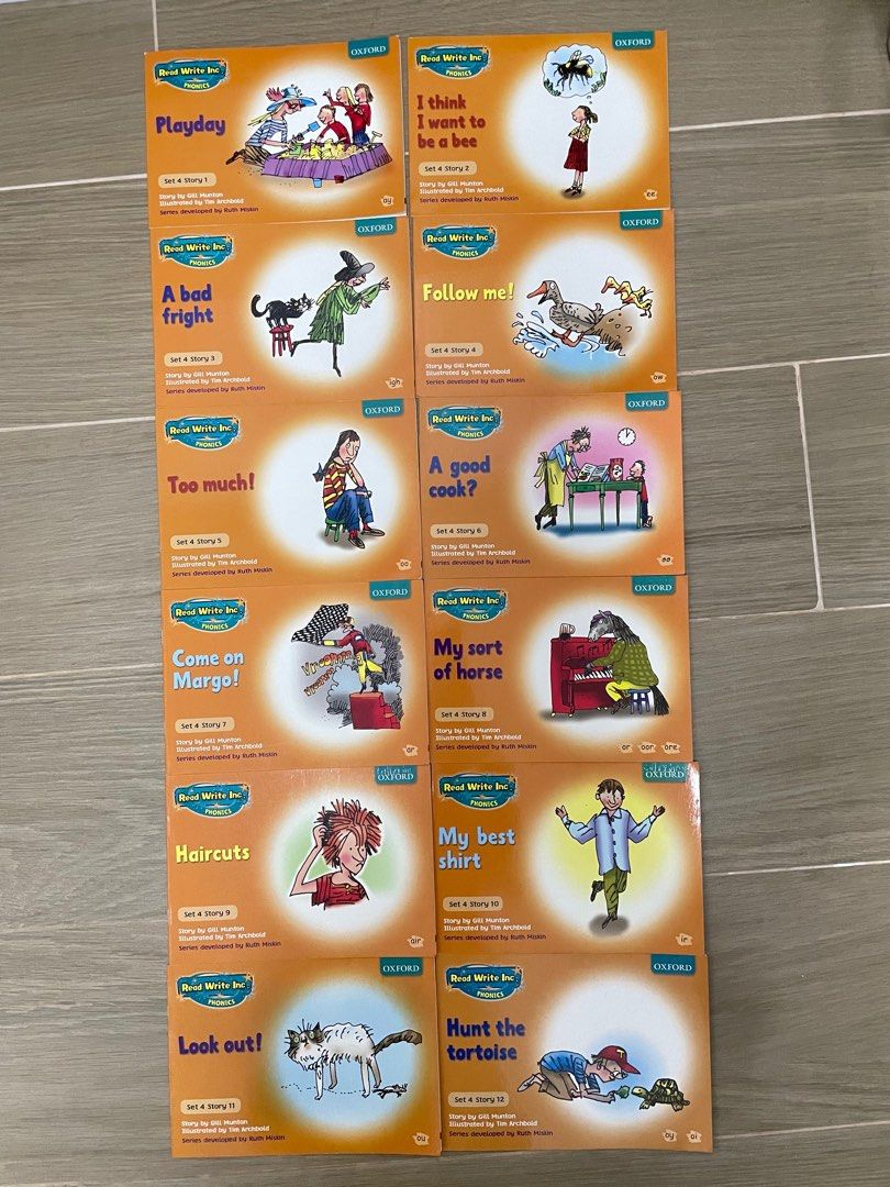 Rwi phonics inc read, 興趣及遊戲, 書本 & 文具, 小朋友書 - Carousell