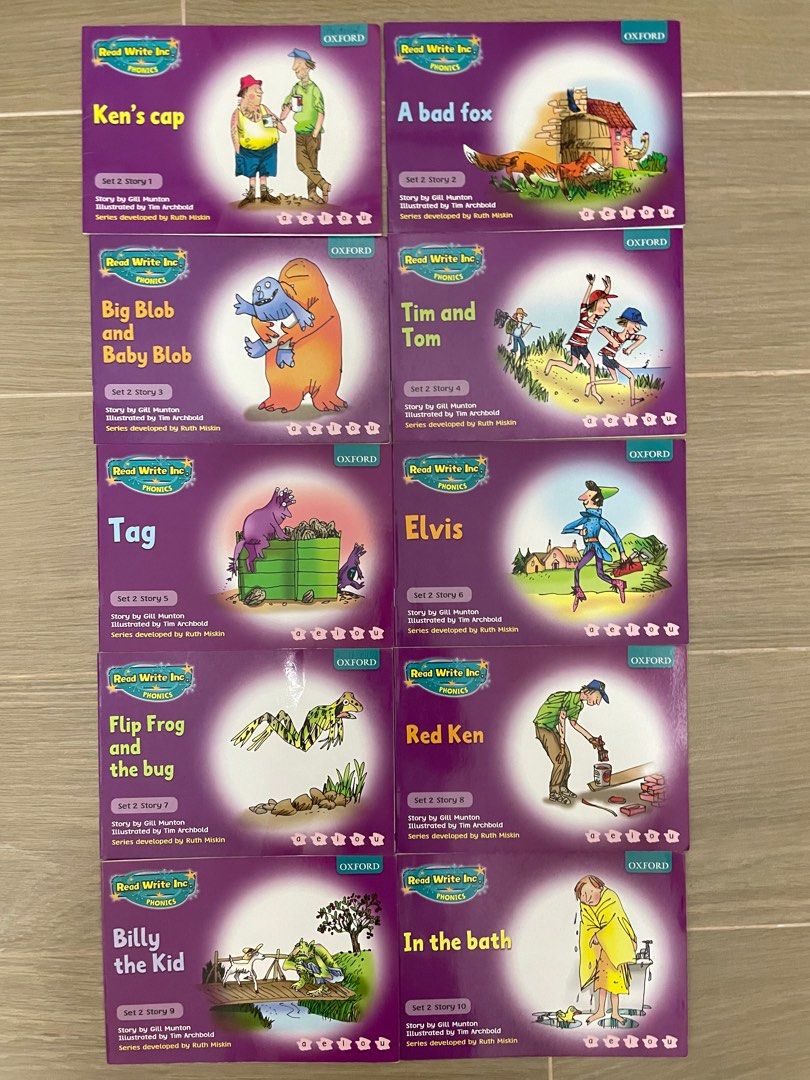 Rwi phonics inc read, 興趣及遊戲, 書本 & 文具, 小朋友書 - Carousell