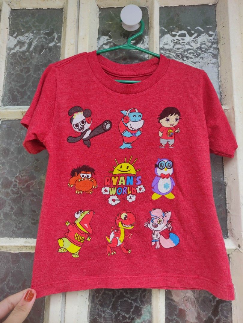 Ryan's World Shirt 3T Boy, Babies & Kids, Babies & Kids Fashion on ...
