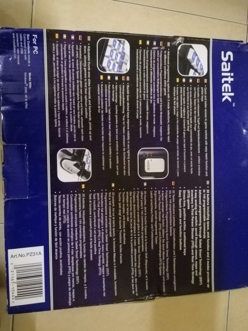 Saitek - Pro Gamer Command Unit, Hobbies & Toys, Toys & Games on Carousell