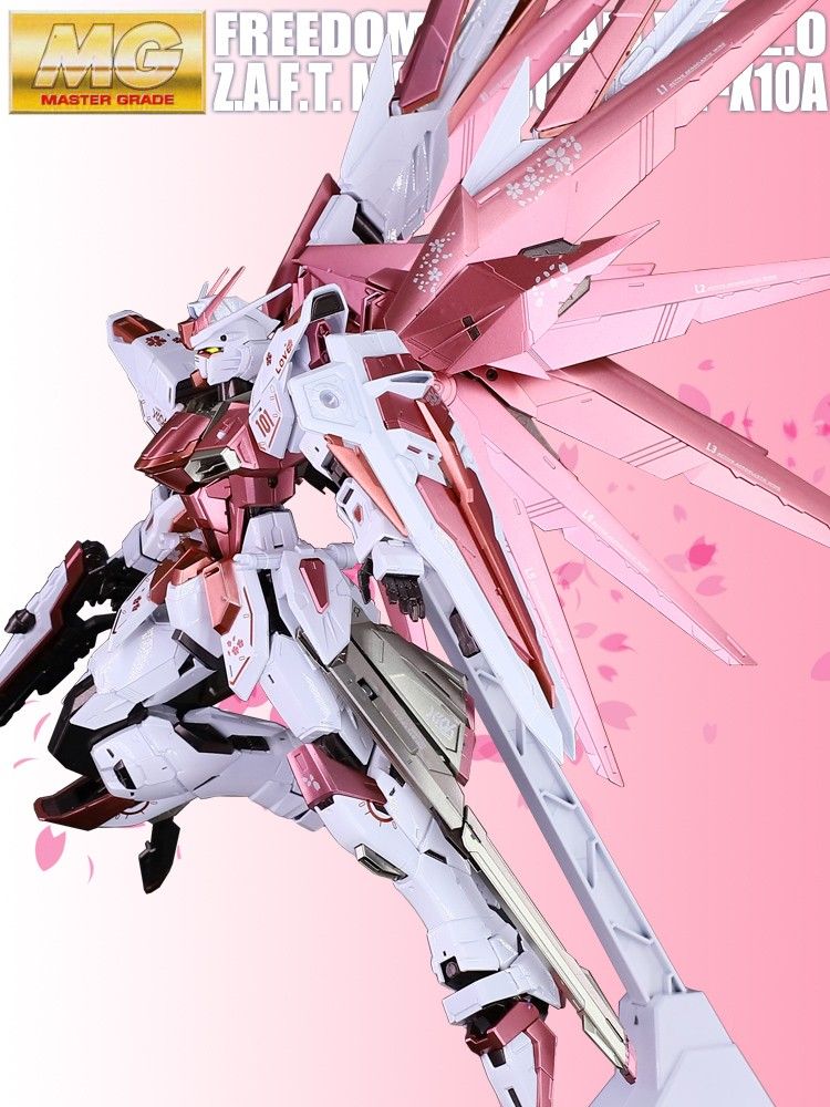 Sakura Freedom Gundam ZGMF-X10A / Pink Freedom Gundam / Gundam Seed ...