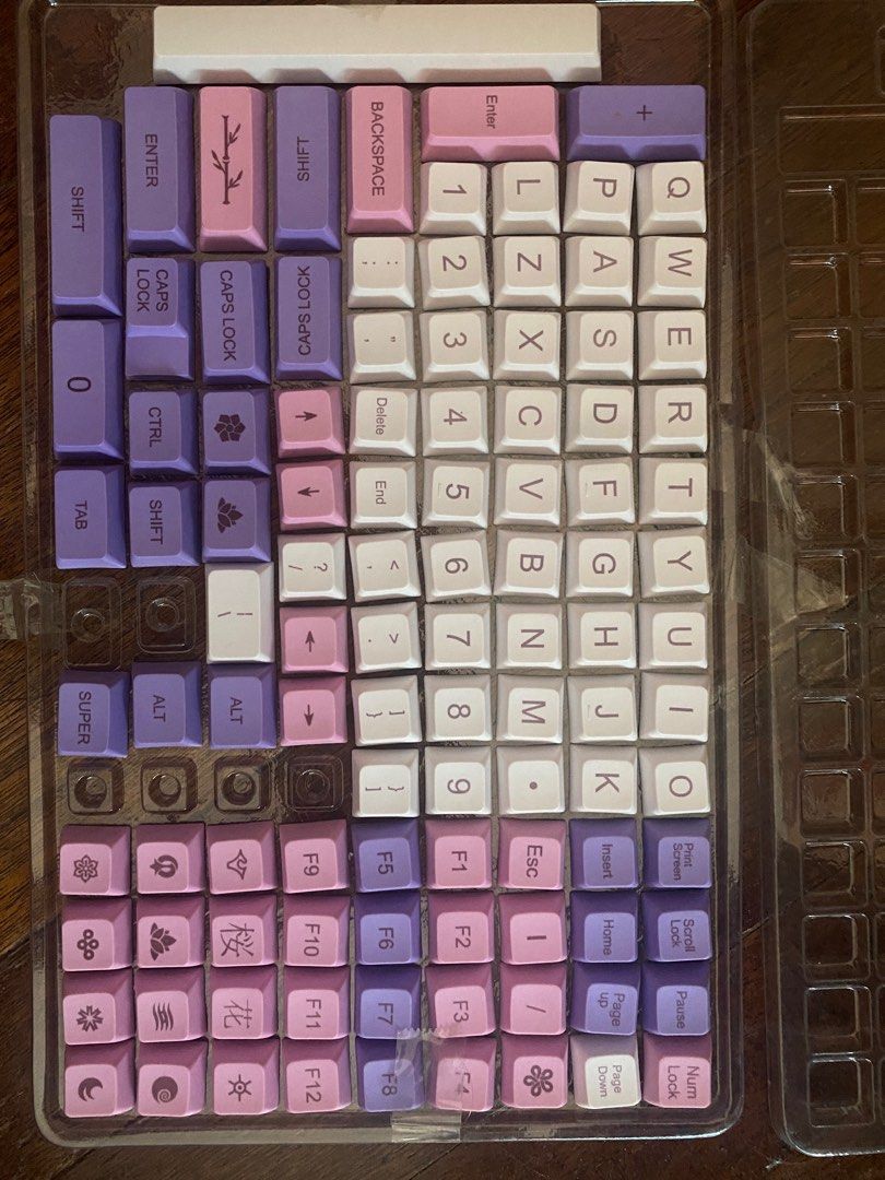 Sakura Keycaps PBT Dye Sublimation Cherry Profile, Computers & Tech ...