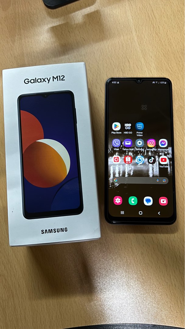 Samsung m12 4gb ram 64 gb memory, Mobile Phones & Gadgets, Mobile ...