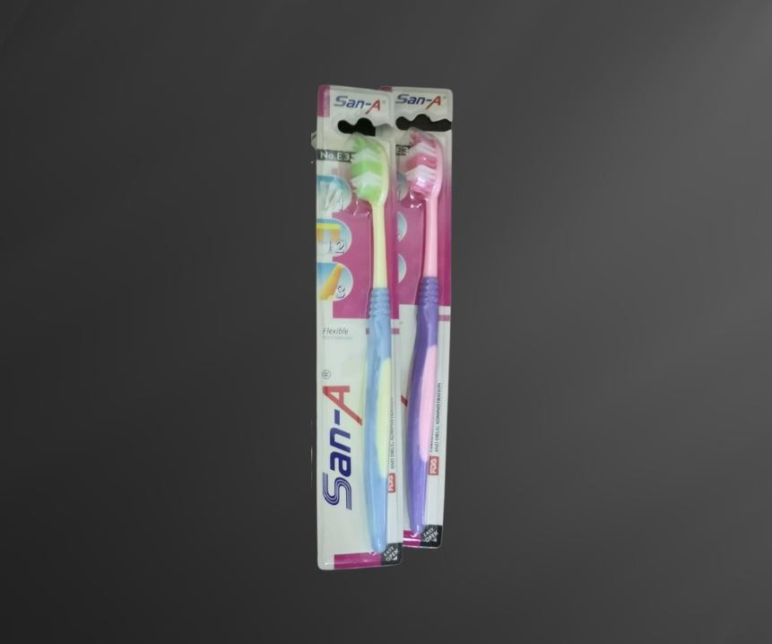 San-A Flexible Adult Toothbrush, Beauty & Personal Care, Oral Care on ...