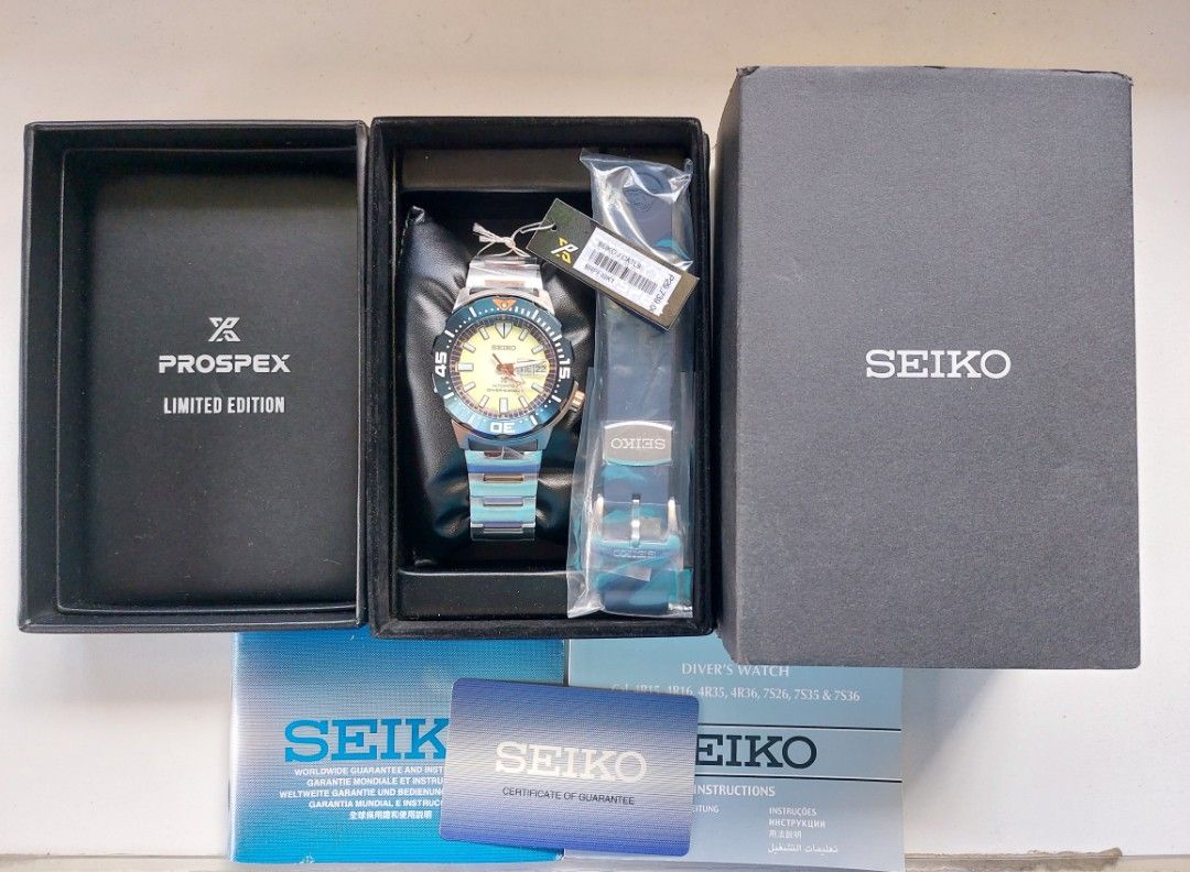 Seiko Prospex 1st Philippine Limited Edition SRPF33K1 "Tubbataha", Men ...