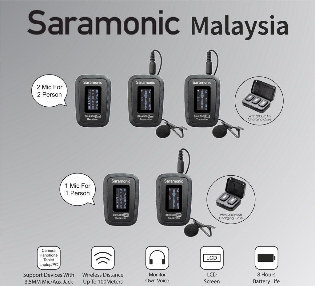 SEWA SARAMONIC BLINK 500 PRO KL/SELANGOR, Audio, Microphones on Carousell