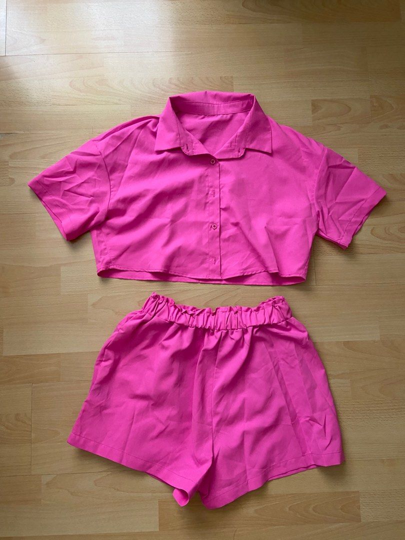 SHEIN hot pink coordinates - BRAND NEW, Women's Fashion, Dresses & Sets ...